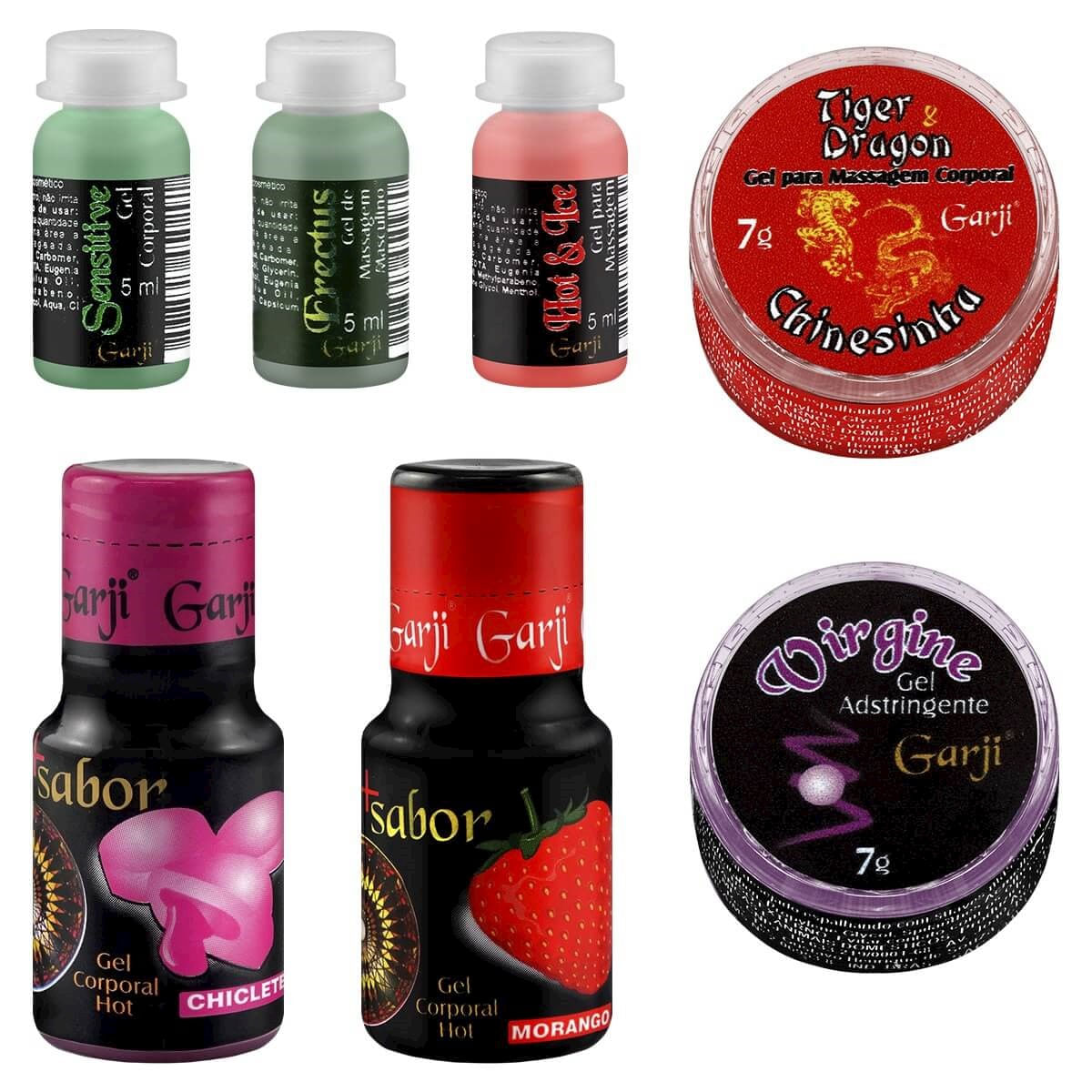 Kit Sensual 4 com 7 Itens Garji | Miess