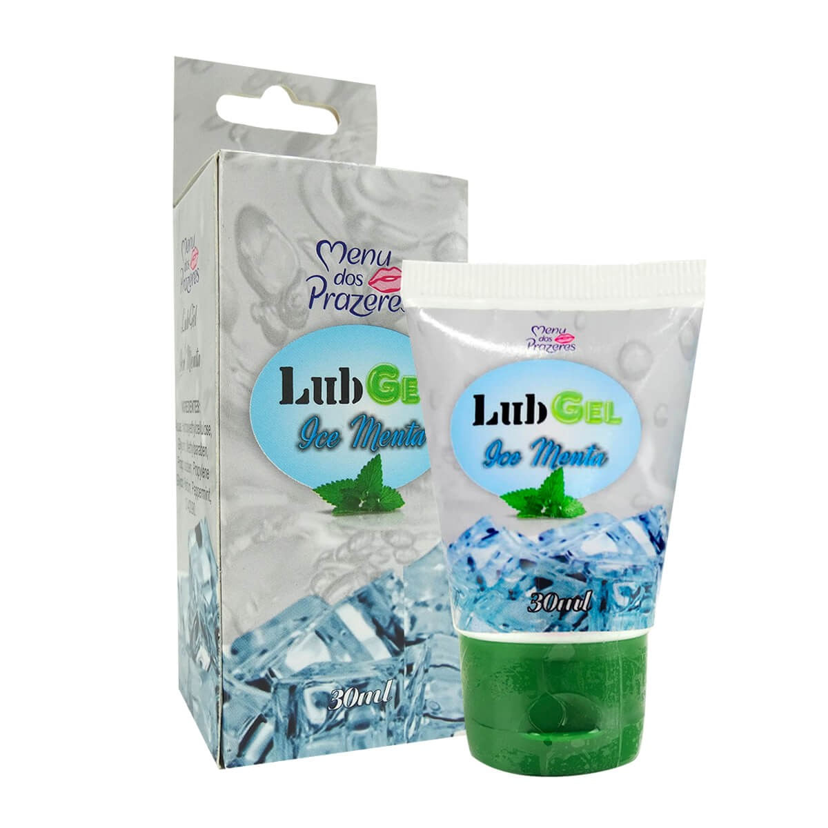 Lub Gel Ice Menta Lubrificante em Gel com Aroma 30ml Menu dos Prazeres ...